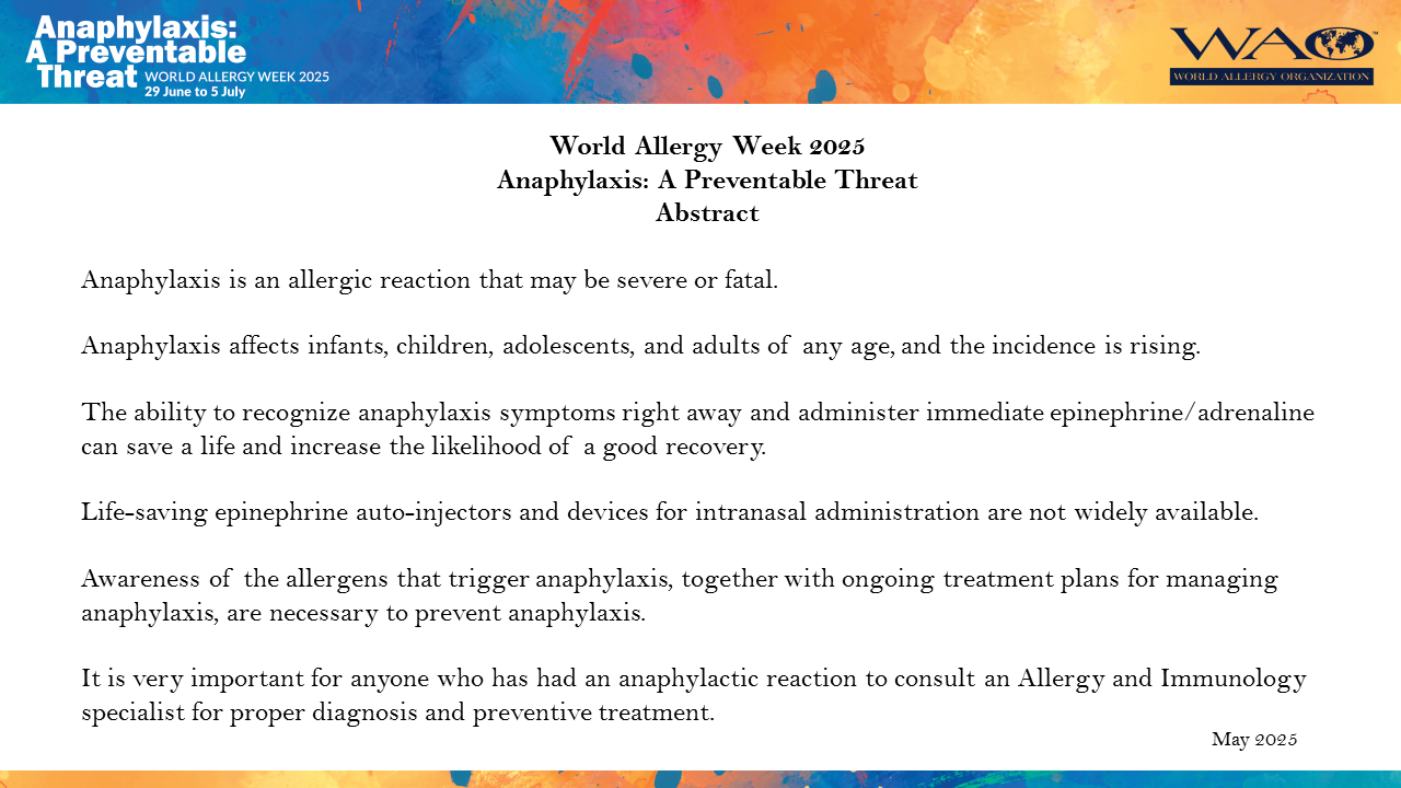 World Allergy Week